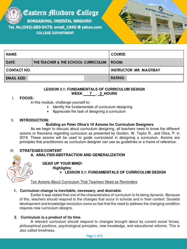 Module 23 | PDF | Curriculum | Educational Assessment