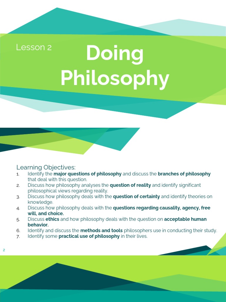 Doing Philosophy Pdf Reality Rationalism