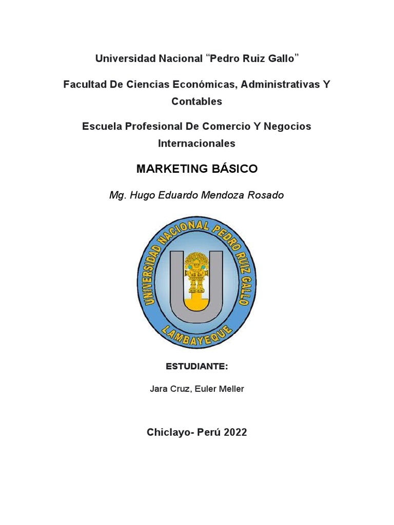 Tarea N 04 (Jara Cruz, Euler Meller) | PDF | Marketing | Comportamiento