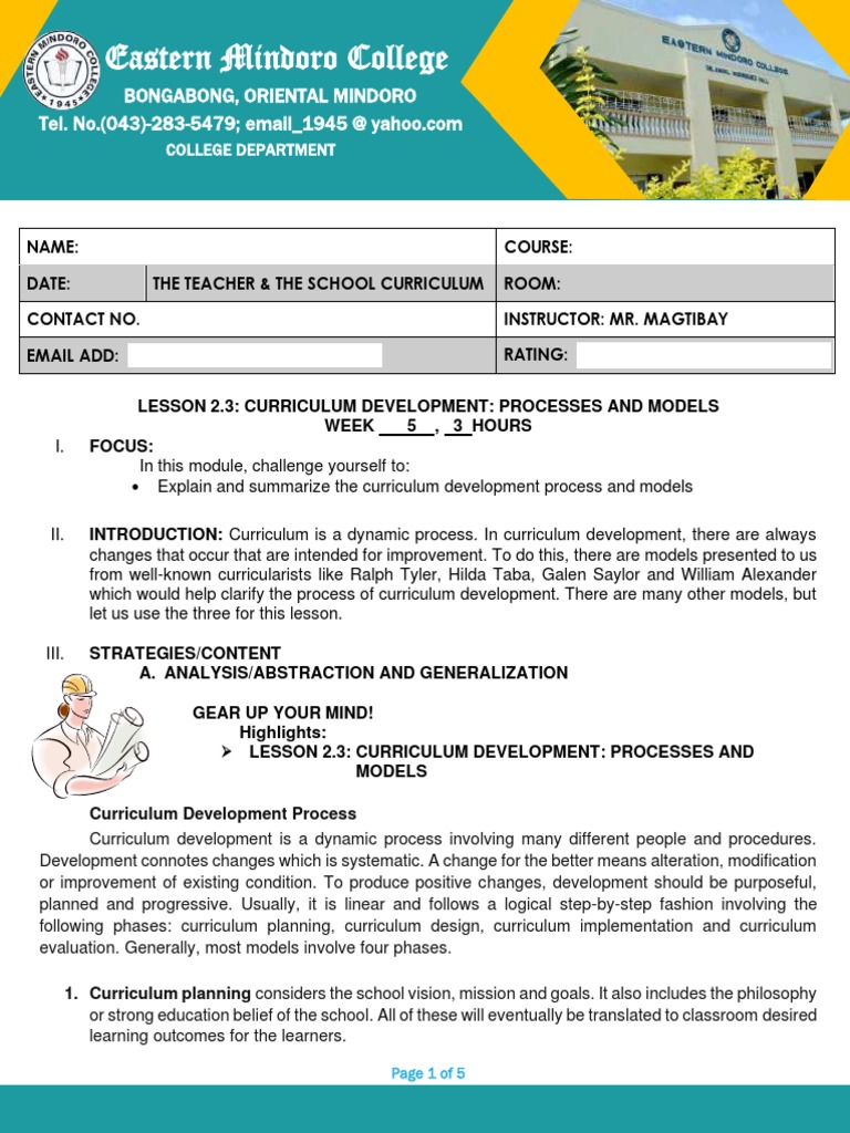 Module 25 | PDF | Curriculum | Evaluation