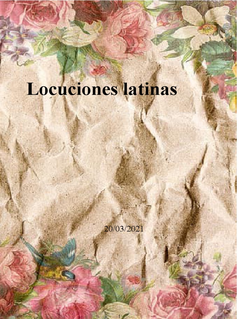 Act.1.7 Locuciones Latinas | PDF | latín | Extraño caso del Dr. Jekyll y el Sr. Hyde