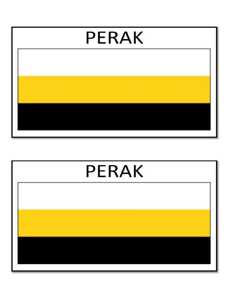 Bendera Negeri Perak | PDF
