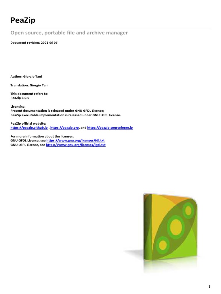 Peazip Help | PDF | Computer File | Icon (Computing)