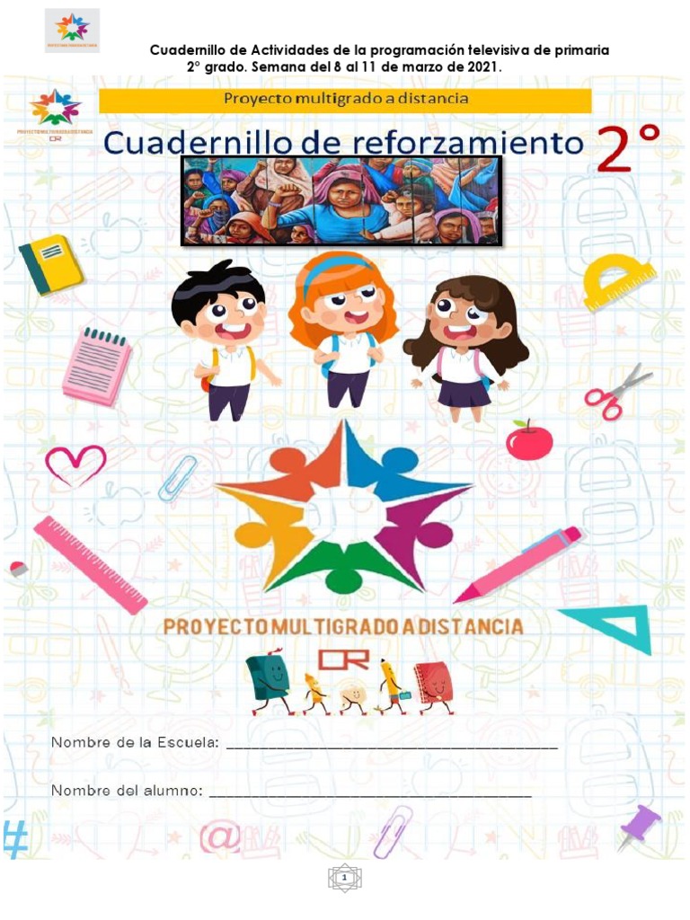 PMD 2°? Cuadernillo 08 Al 12 de Marzo | PDF