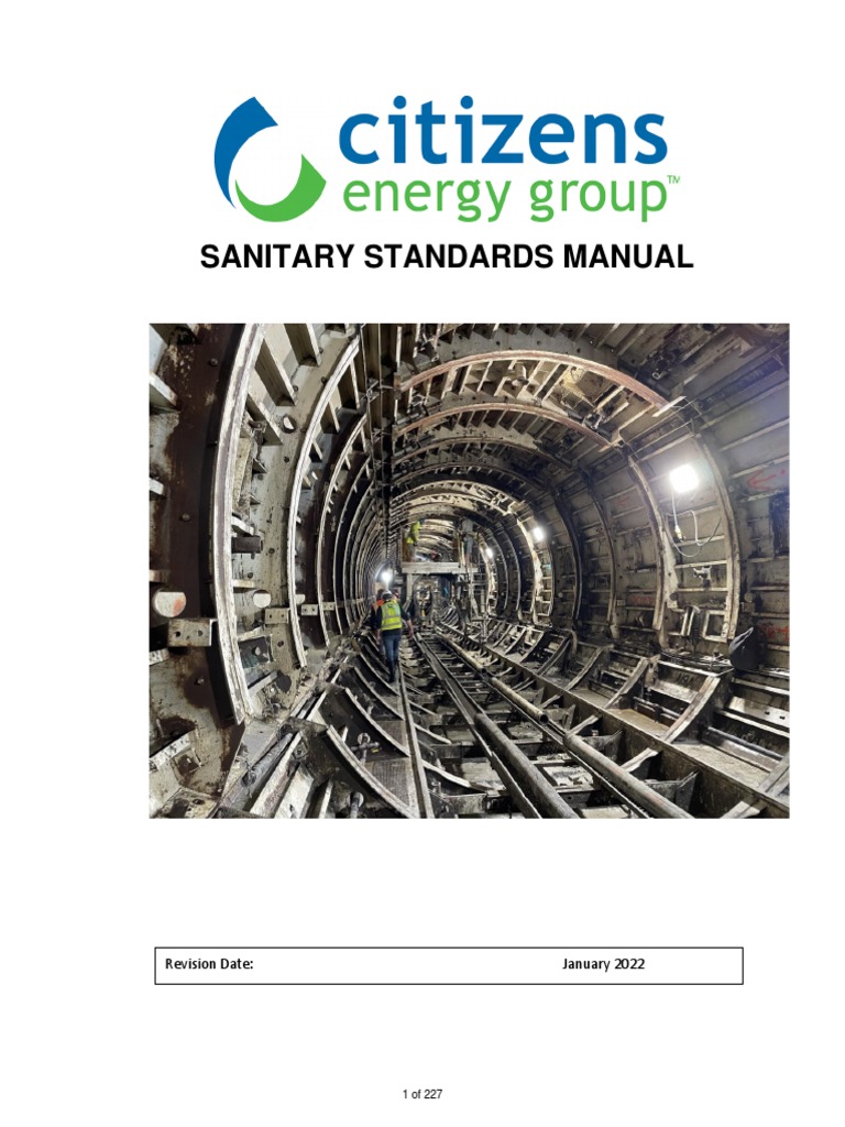 2022 Sanitary Standards Manual With Drawings | PDF | Sanitary Sewer | Pumping Station