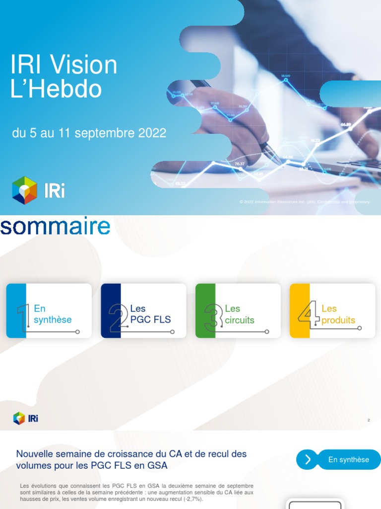 IRI Vision L Hebdo S36 2022 | PDF | Économie