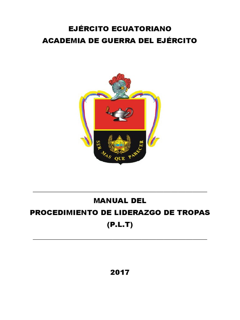 Manual PLT | PDF | Planificación | Personal (militar)