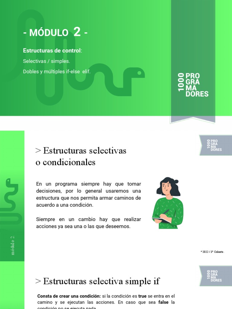 Estructuras Selectivas en Python | PDF | Programación de computadoras ...