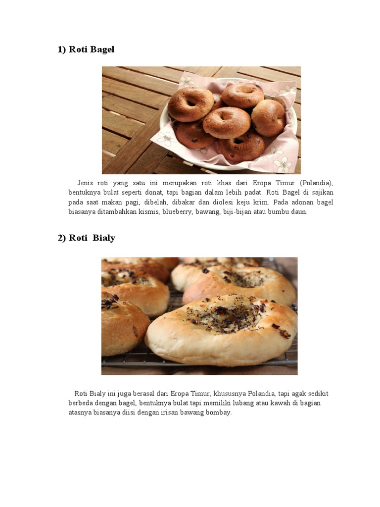 Pengantar Roti Bagel dan Bialy | PDF