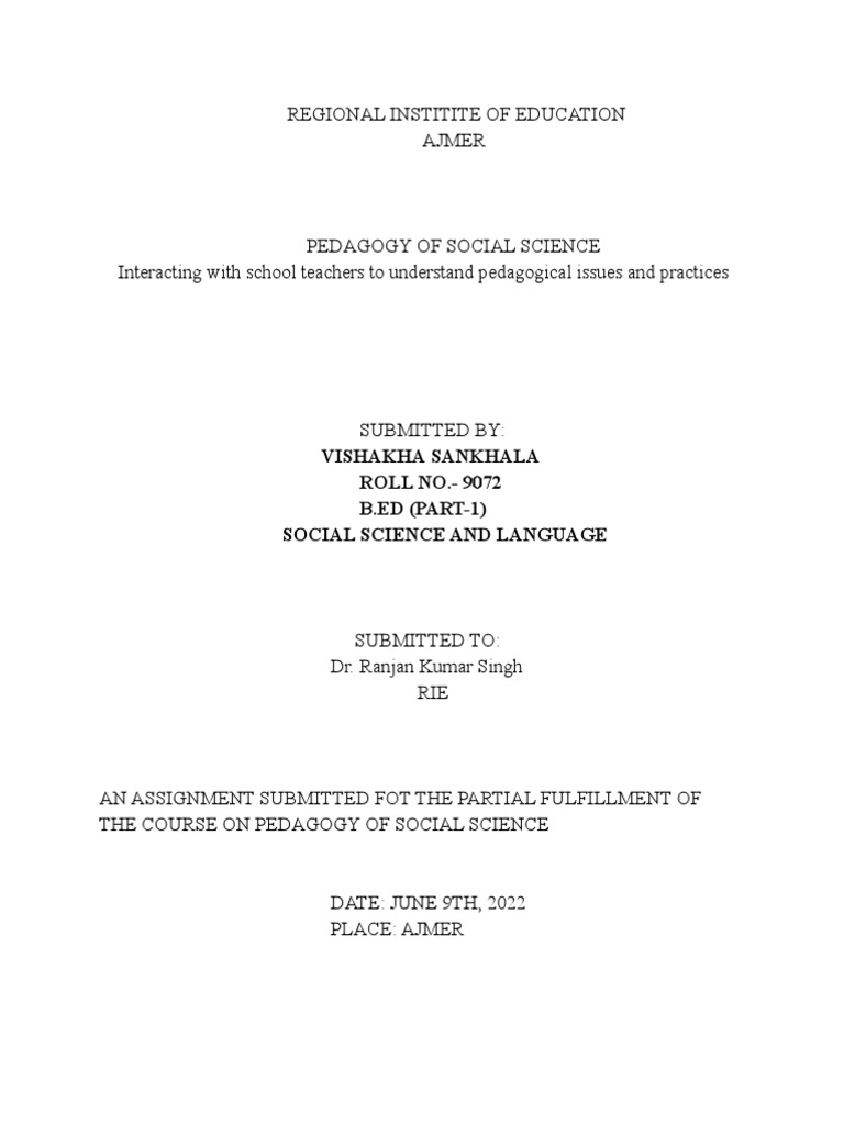 Untitled Document | PDF | Pedagogy | Teaching Method