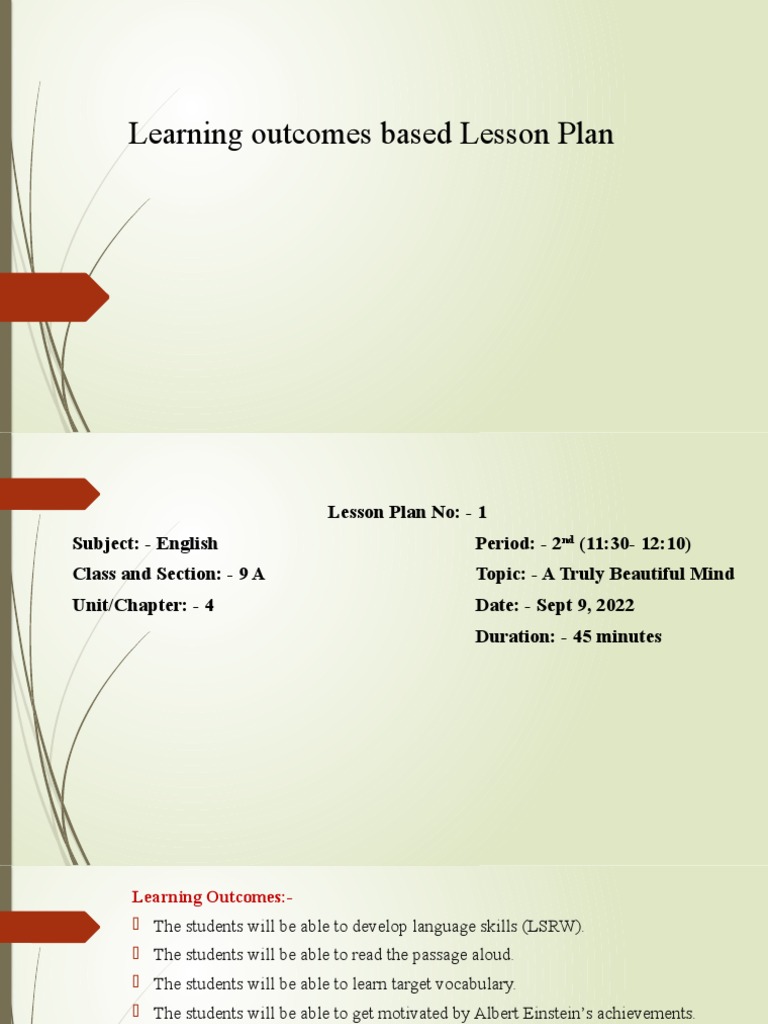 Lesson Plan 2 | Download Free PDF | Lesson Plan | Teachers