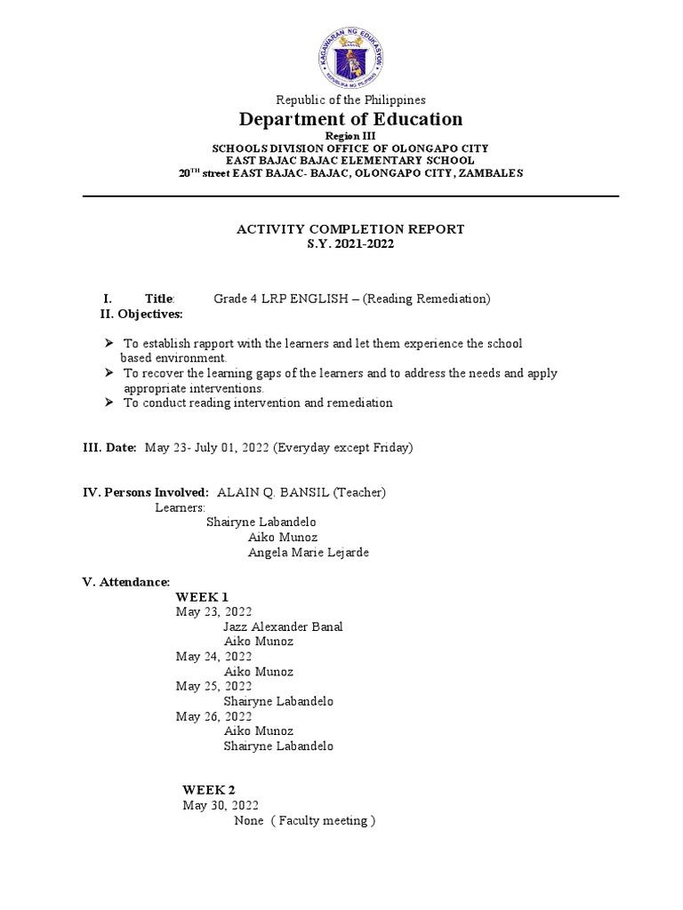 ACR-LRP-grade 4 | Download Free PDF | Phonics | Cognitive Science