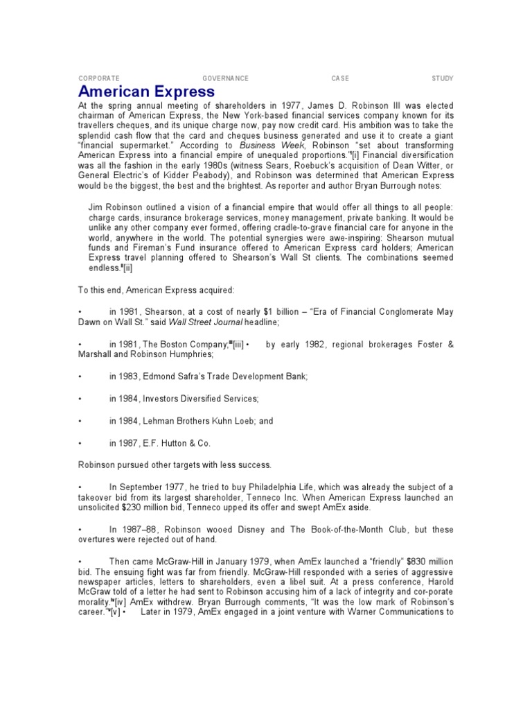 American Exprees | PDF | American Express | Lehman Brothers
