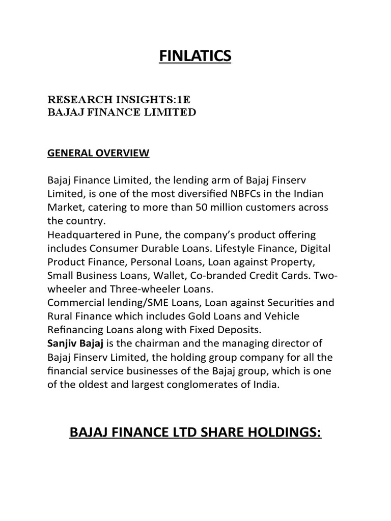 FINLATICS | PDF | Banks | Loans