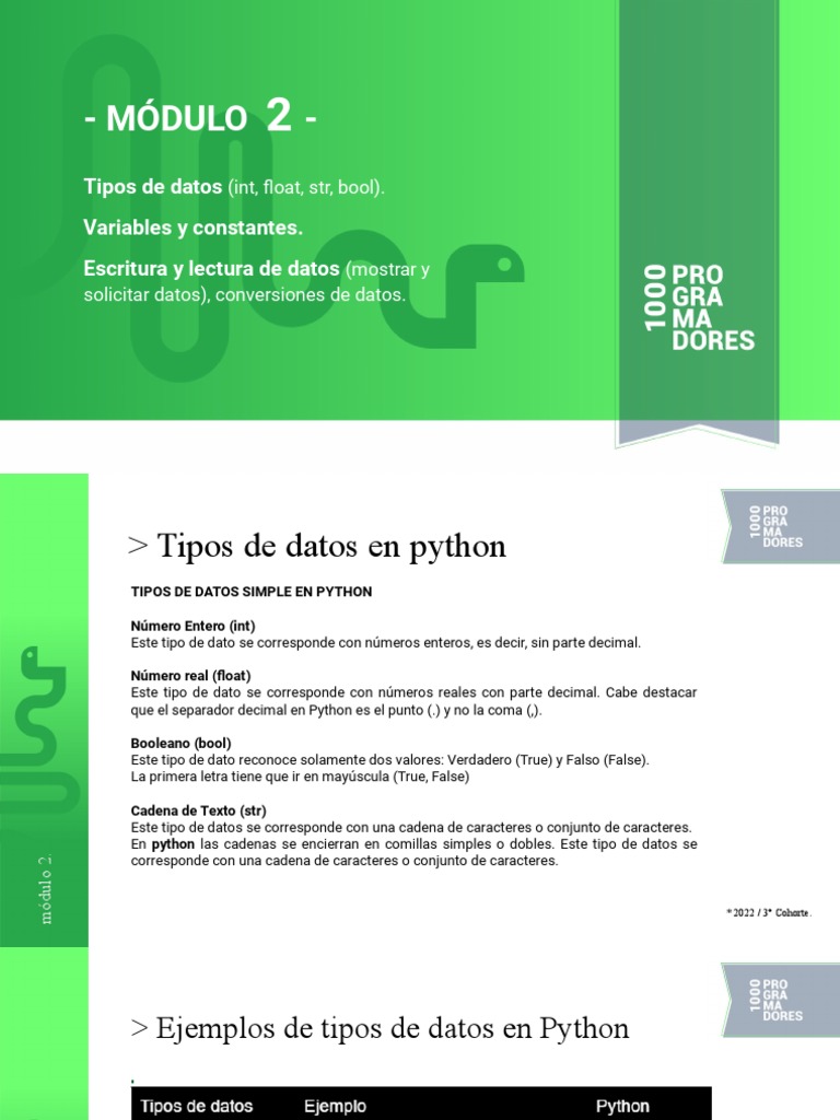 Tema1 Teoria Tipos-De-Datos Variables Lectura-y-Escritura | PDF | Tipo ...