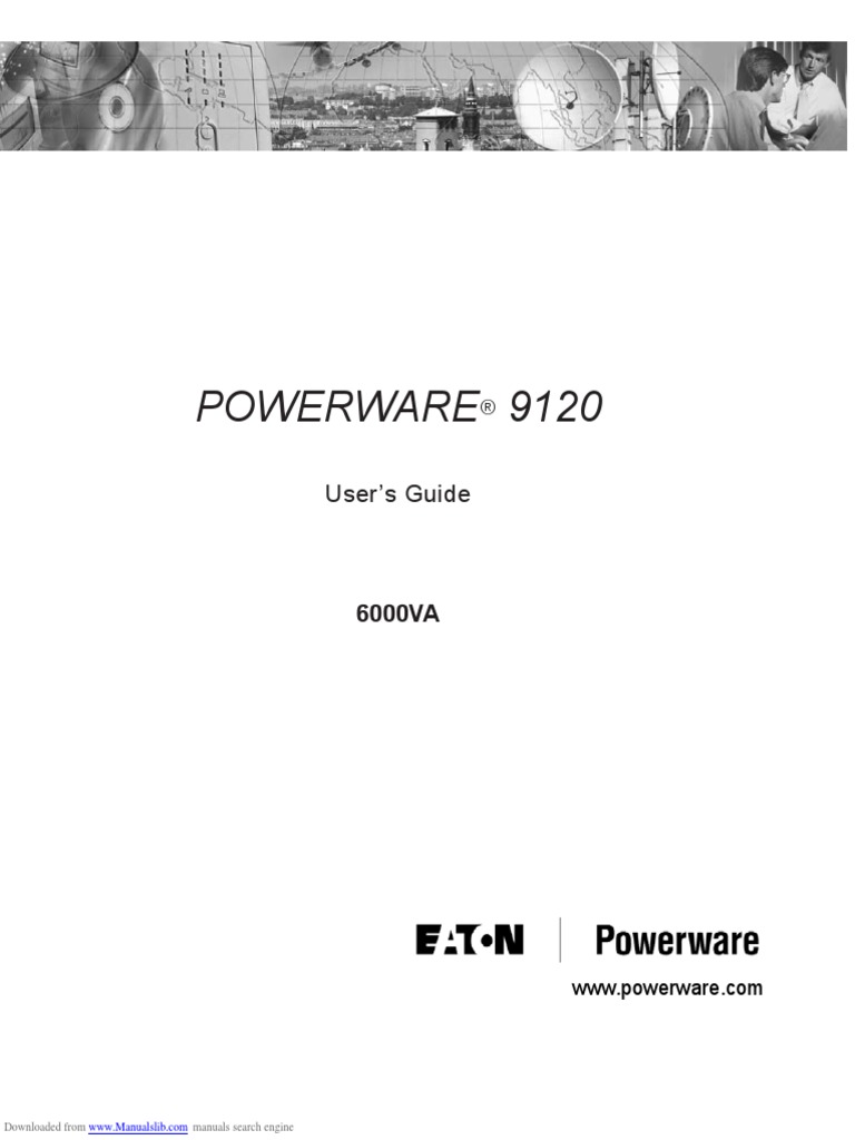 Powerware 9120 | PDF | Electrical Wiring | Usb