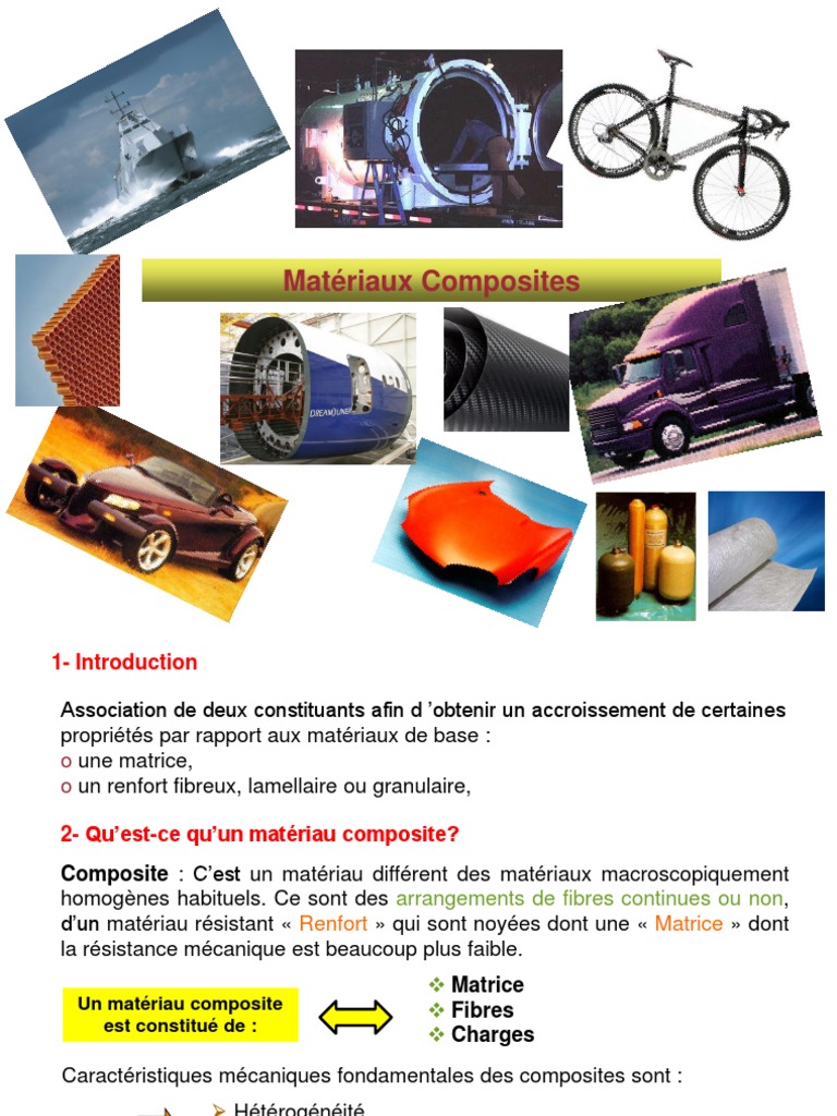 Matériaux Composites : Guide Essentiel | PDF | Matériau composite ...