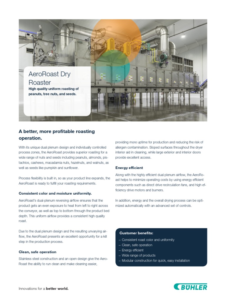High quality uniform roasting of nuts and seeds with the AeroRoast Dry Roaster | PDF | Nut ...