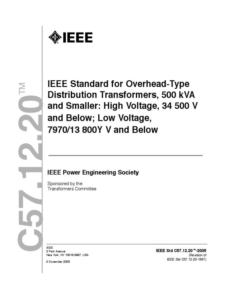 C57.12.20-2005 IEEE Standard For Overhead Type Distribution ...
