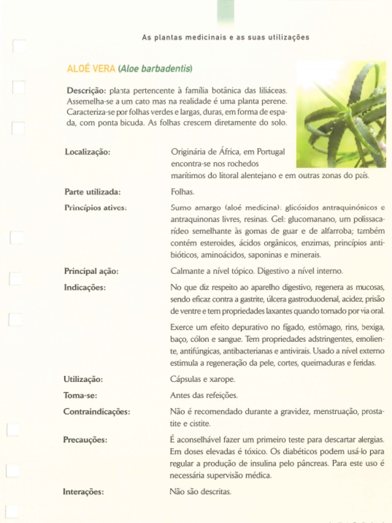 Aloé Vera | PDF