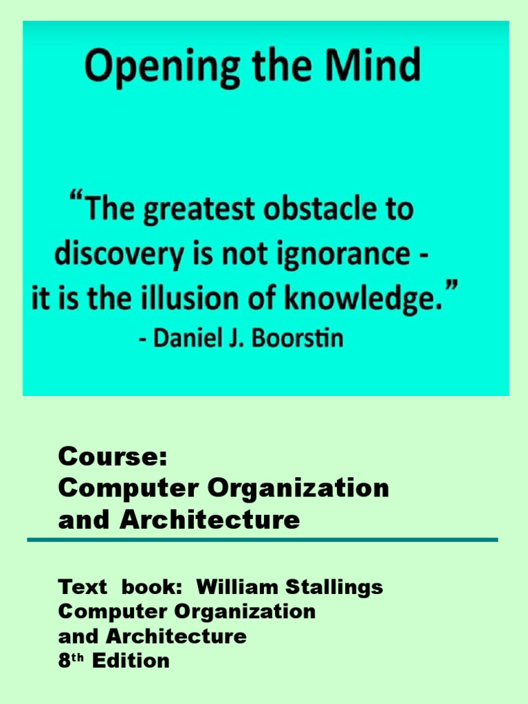 01 Introduction | Download Free PDF | Central Processing Unit | Computer Architecture