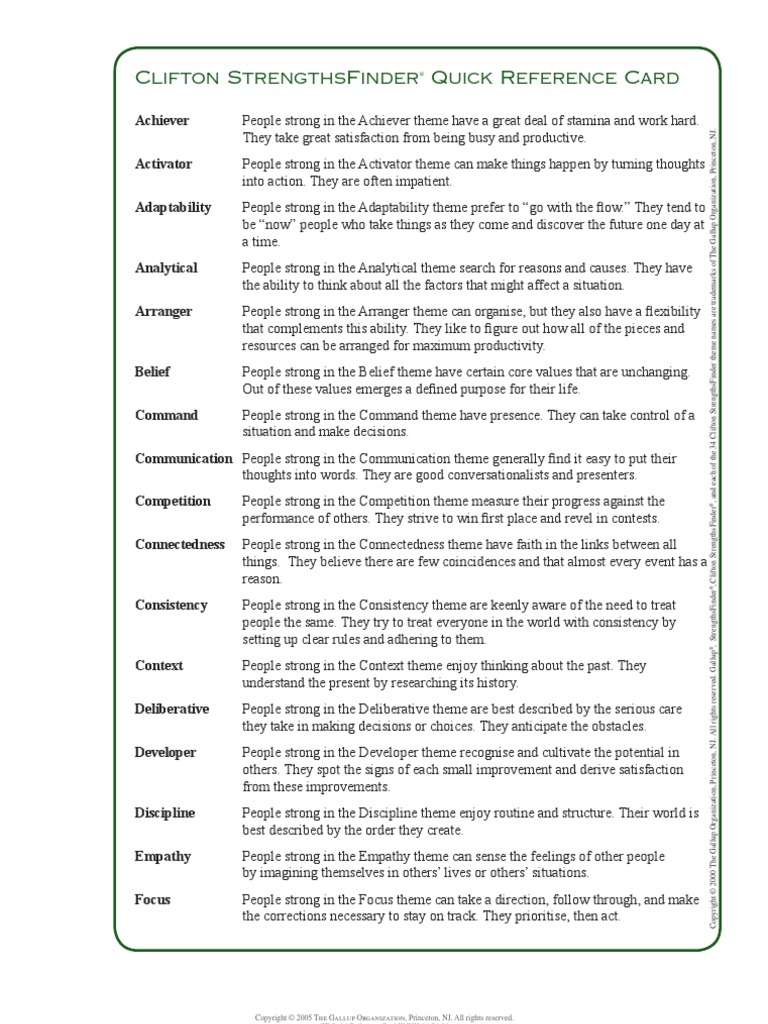 Quick Reference Card English Pdf Contentment Reason
