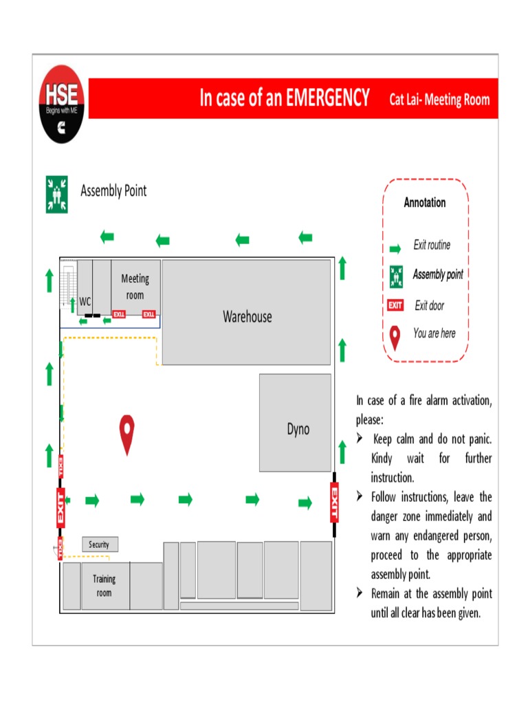 Emergency Assembly Point Map | PDF