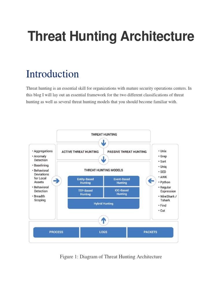 A Comprehensive Guide to Threat Hunting Architecture, Classifications, Techniques and Models ...