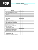 Dda Inspection Form + Checklist | PDF