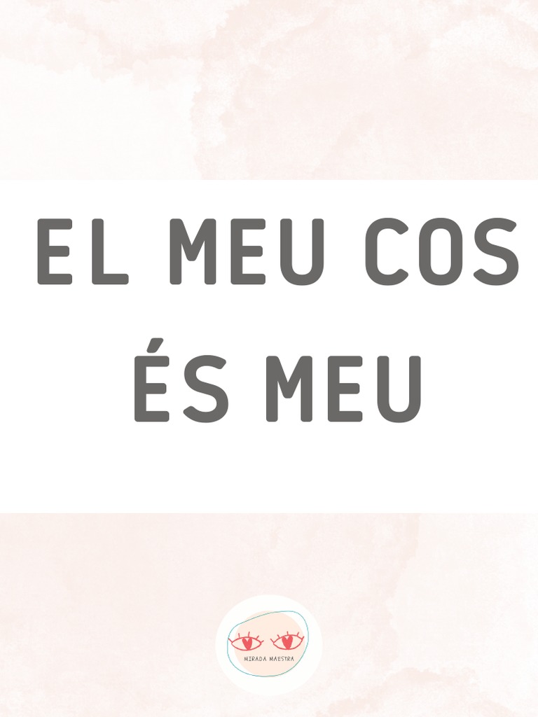 El Meu Cos És Meu | PDF