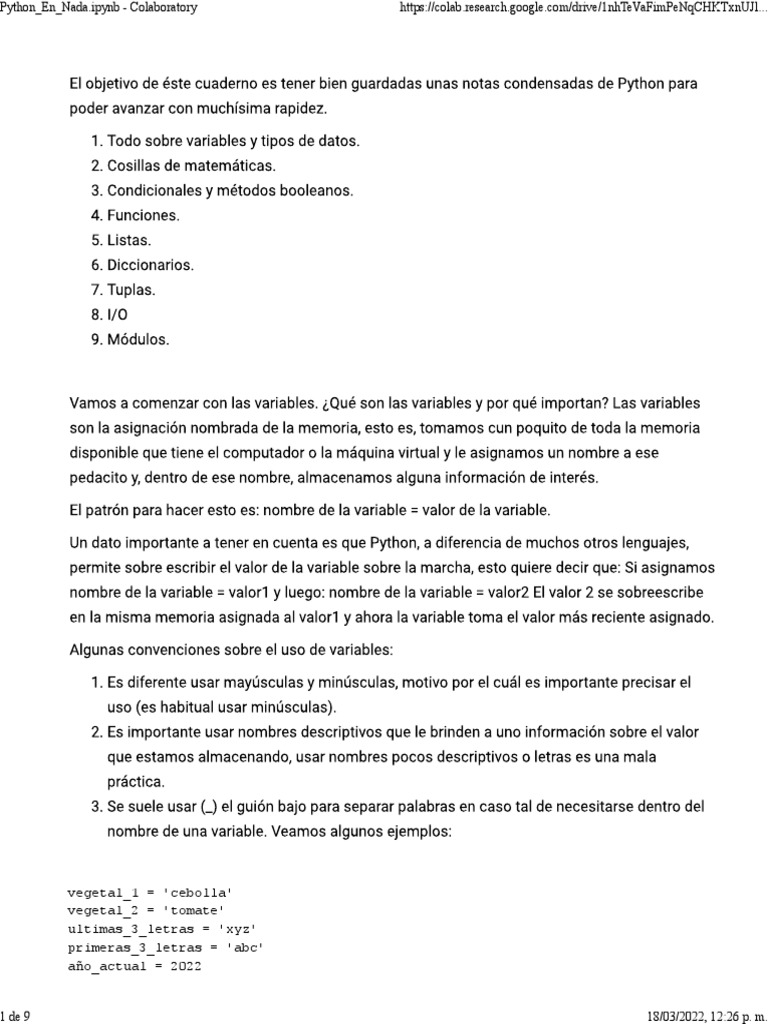 Cadenas De Texto Pdf Python Lenguaje De Programación 1708