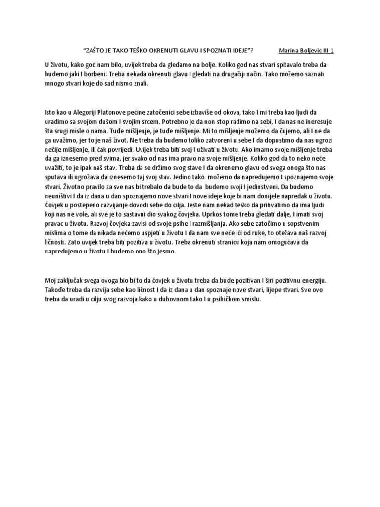 Zašto Je Tako Teško Okrenuti Glavu I Spoznati Ideje | PDF Zašto Je Tako Teško Okrenuti Glavu I Spoznati Ideje | PDF