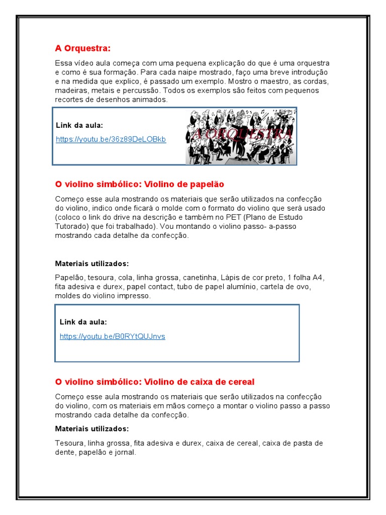 Lista Das Video Aulas | PDF