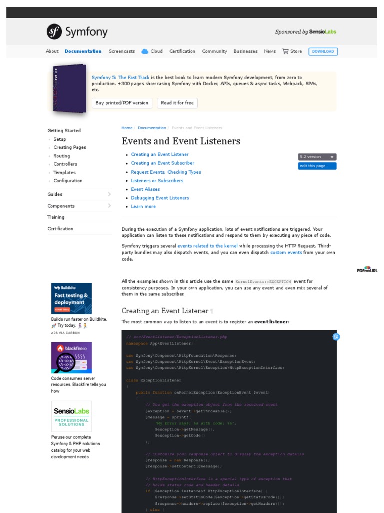 Event Dispatcher Pdf Application Software Php
