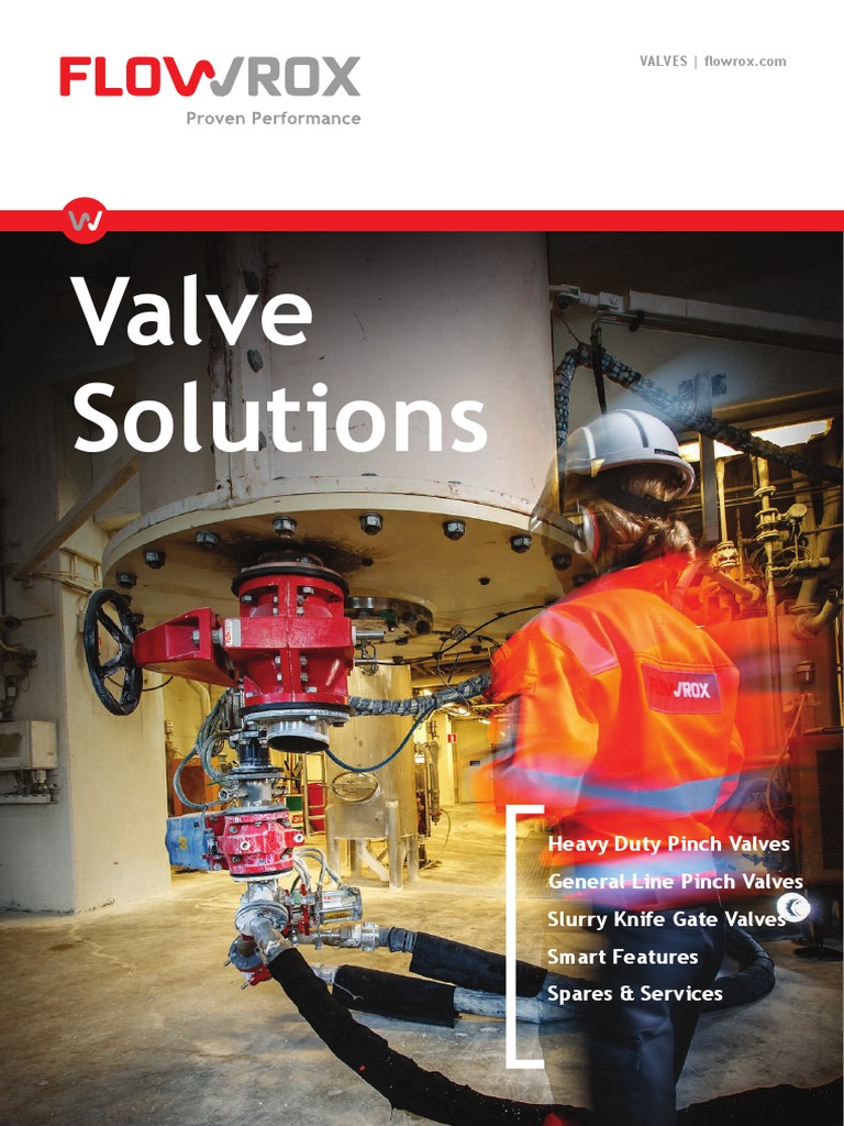 Valvula Tipo Pinch de Linea General Flowrox Valvtech Catalogo | PDF | Valve | Mining