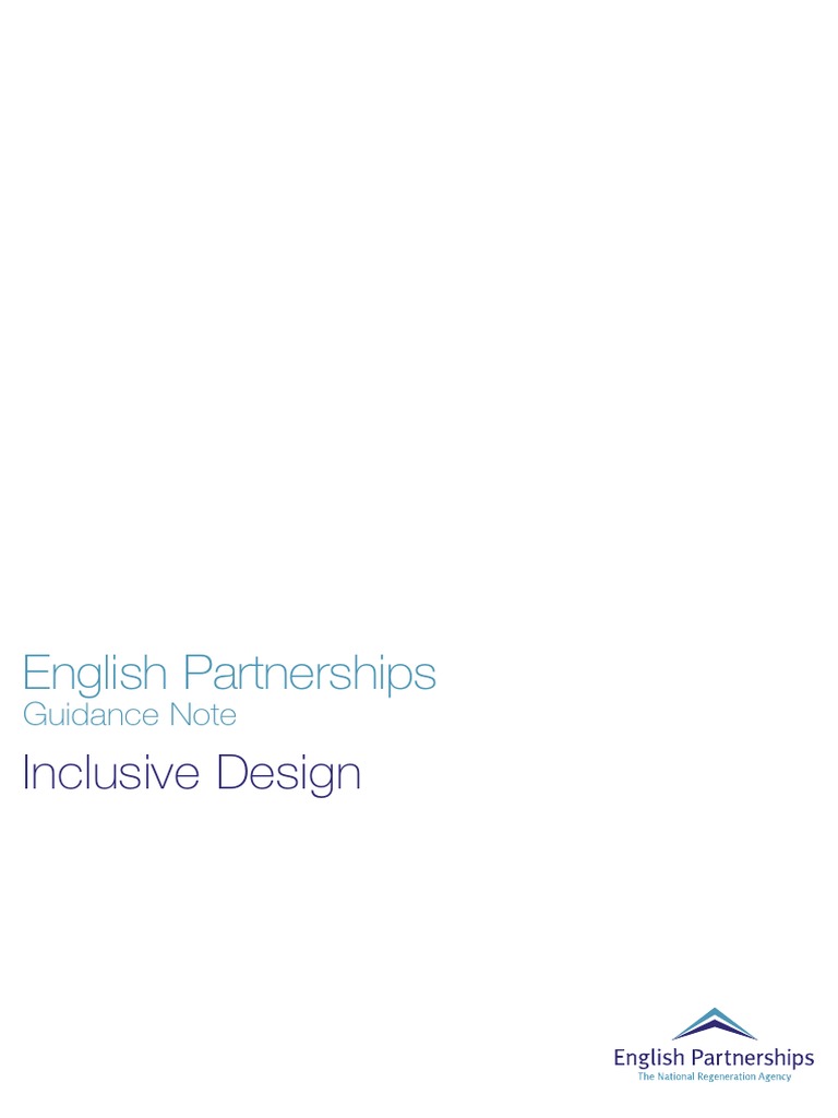 Inclusive Design Guidance Note | PDF | Disability | Accessibility