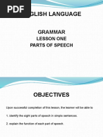 Lesson 5 Verbs Lesson | PDF | Verb | Grammatical Conjugation