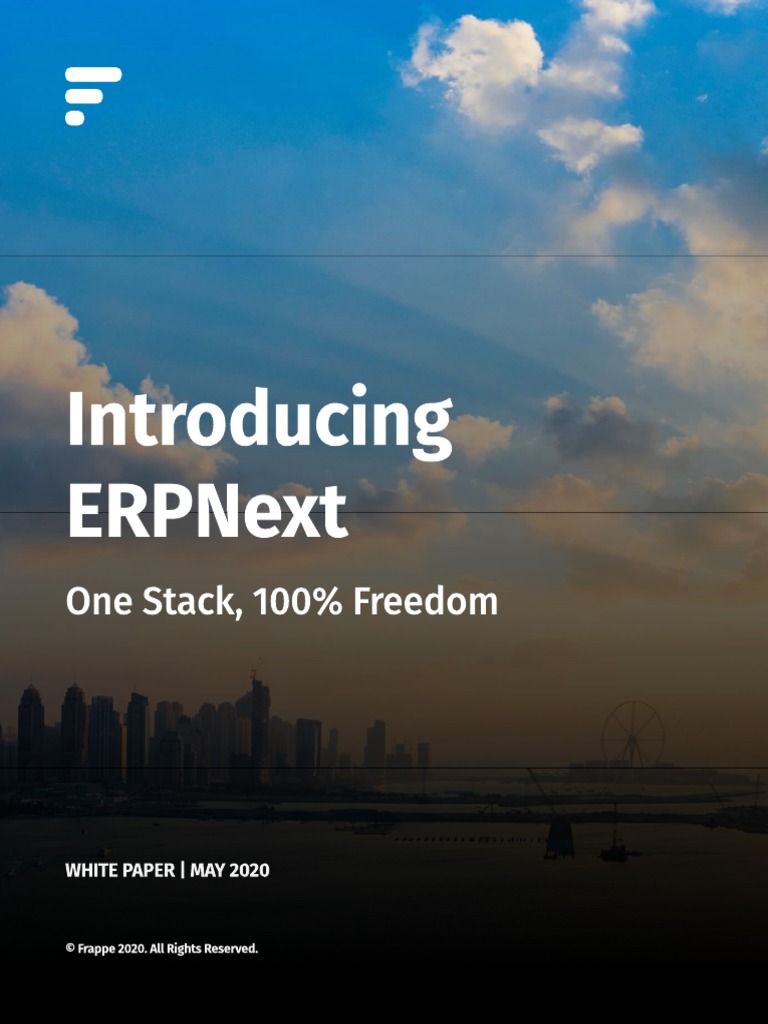 Introducing ERPNext Document | PDF | Enterprise Resource Planning | Mobile App