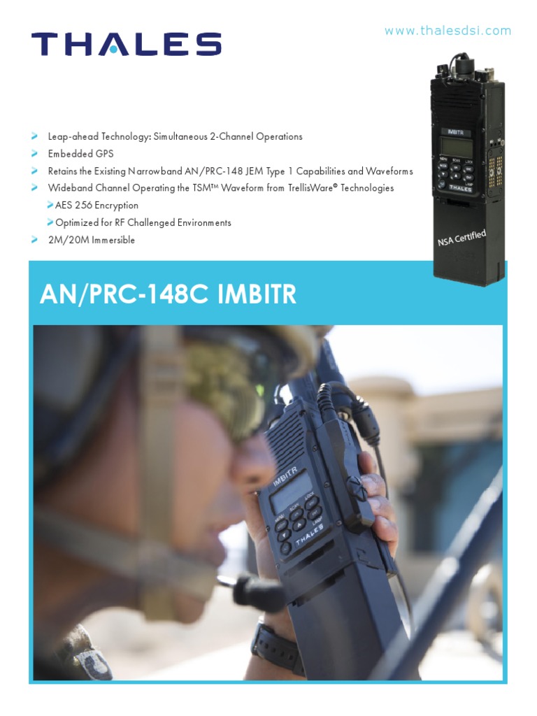 iMBITR ANPRC 148C | PDF | Wireless Ad Hoc Network | Radio