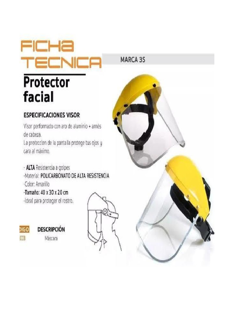35 - Protector Facial (Careta) | PDF
