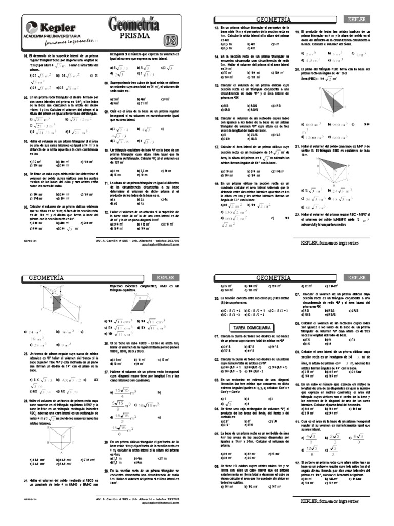 GE-P05-24 (Prisma) | PDF | Triángulo | Rectángulo