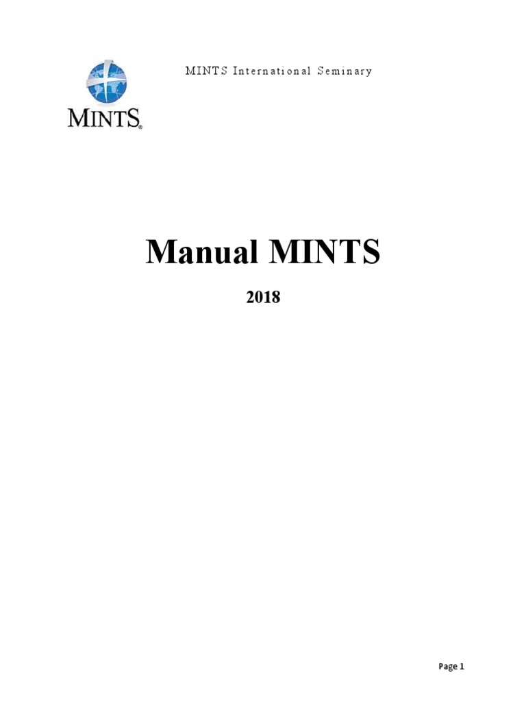 2018 MINTS Manual - Esp | Descargar gratis PDF | Crédito del curso | Doctorado