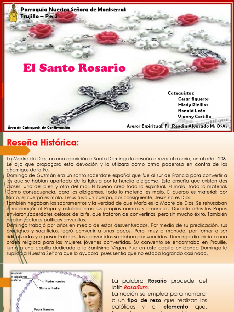 El Santo Rosario | PDF | Rosario | Oración