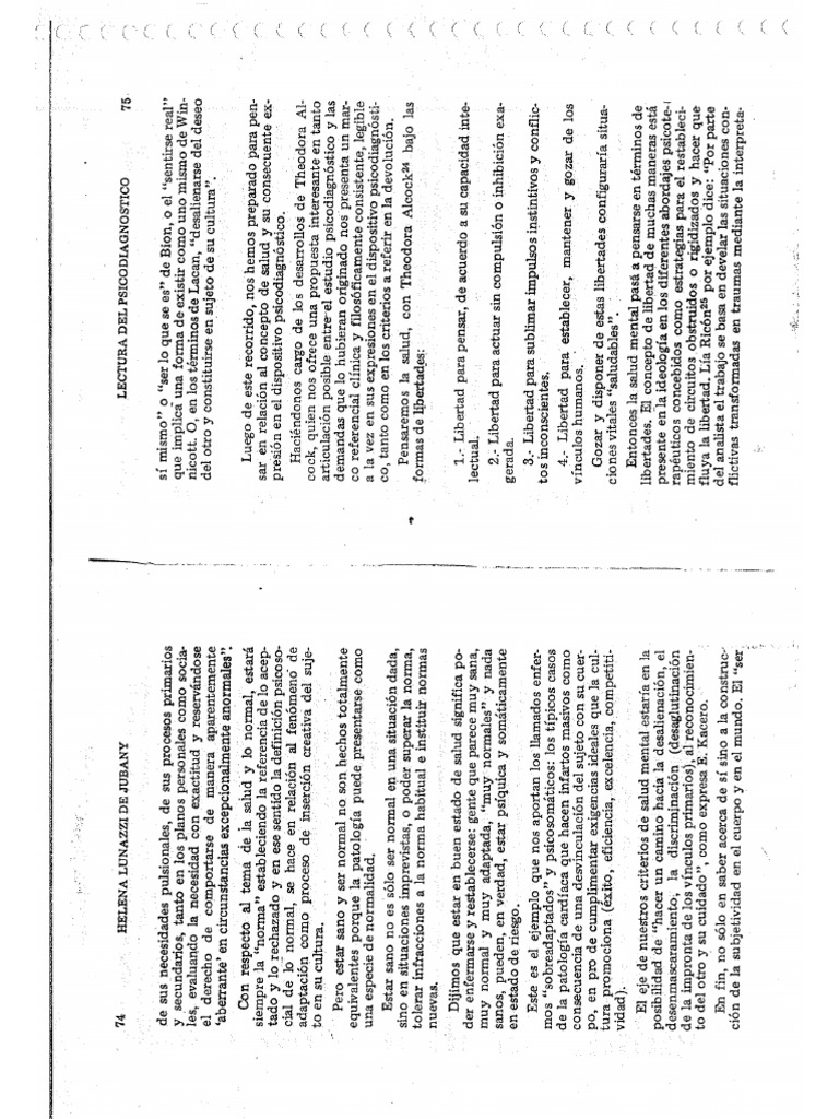 Lunazzi, H. - Criterios de Salud y Enfermedad | PDF