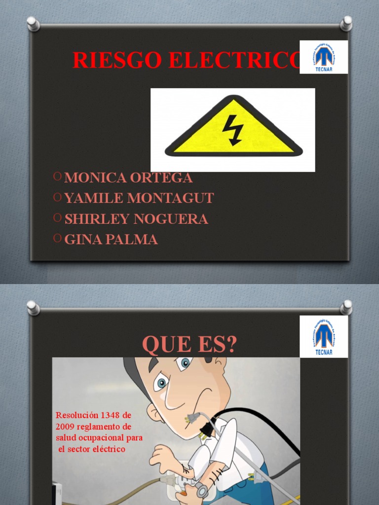 Diapositivas Riesgo Electrico | PDF