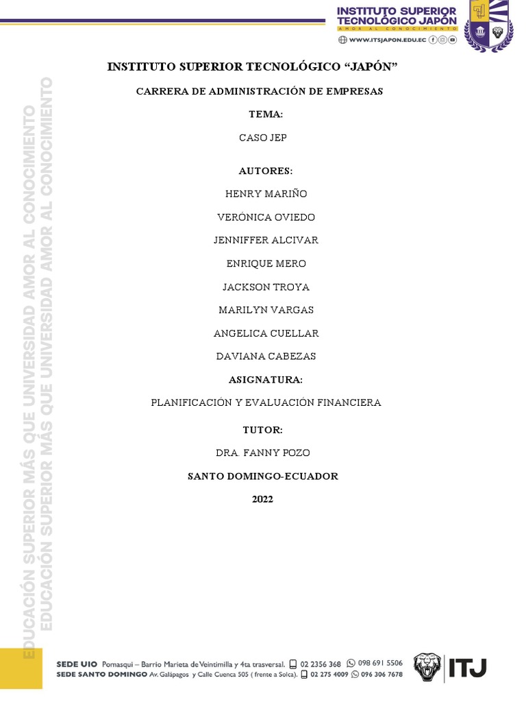 Caso Jep | PDF | Cooperativa | Deuda