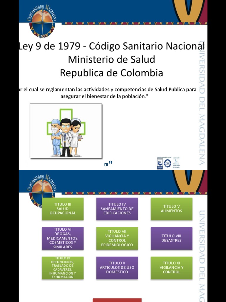 Ley 9 Del 79 - Codigo Sanitario | PDF | Pesticida | Saneamiento
