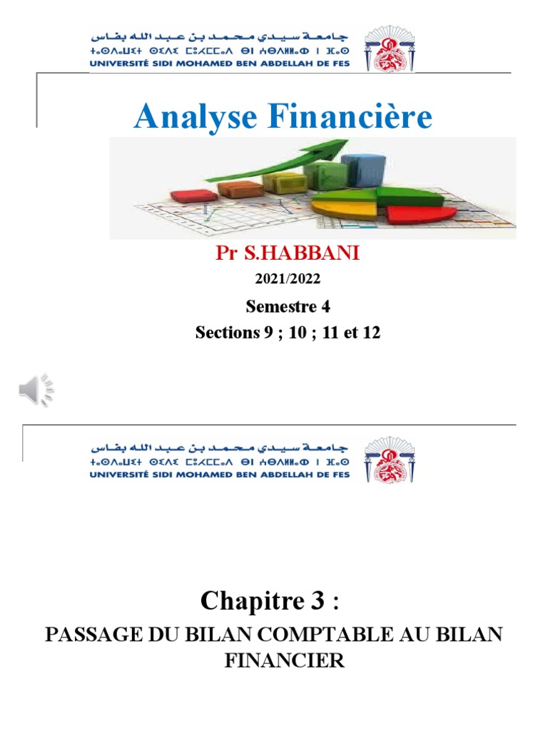 Chapitre 3 Bilan Financier | PDF | Bilan comptable | Capitaux propres