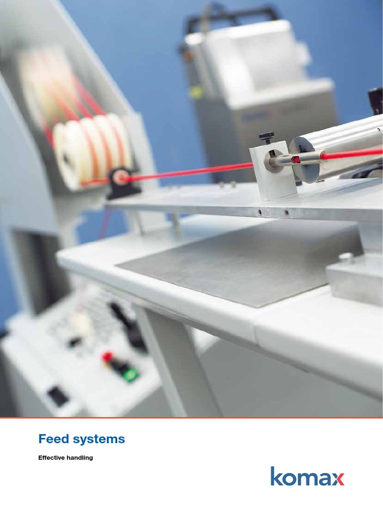 Komax Advanced Wire Feeding Systems | PDF | Wire | Manufactured Goods
