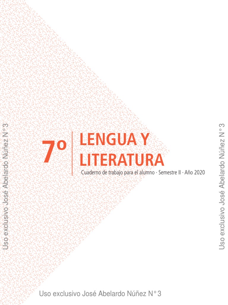 LN 7° Alumno Cuaderno de Trabajo U4 U5 2020 II° Semestre | PDF | Pollo | Adjetivo